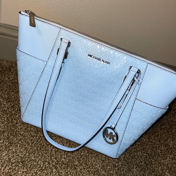 Michael Kors | Bags | Nwt Michael Kors Light Blue Tote | Poshmark